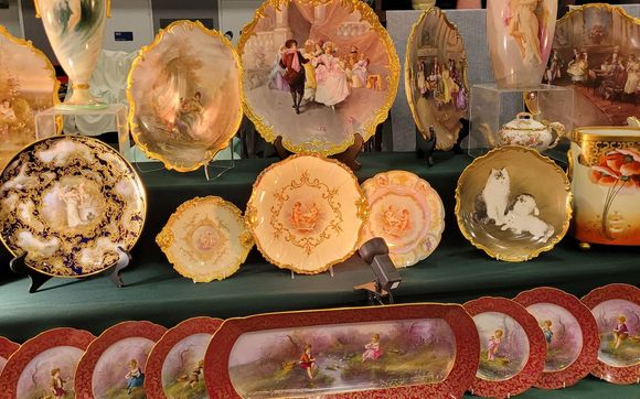 Hand painted Victorian porcelain by The Victorian Rose in Melbourne, FL ...