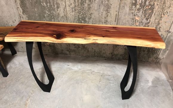Red Cedar Entryway Table by Barn and Mill Gallery in Old Orchard Beach ...