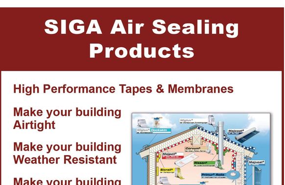 SIGA High-Performance Air Barriers & Tapes by ECO Building Resource in ...