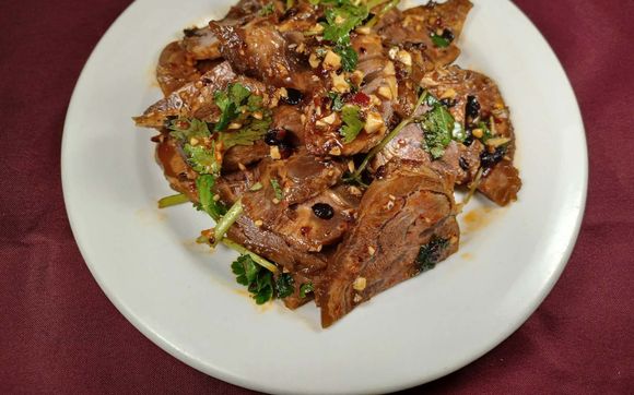 B~1. Cold Spicy Beef by Dumplings & Seafood Restaurant in Myrtle Beach ...