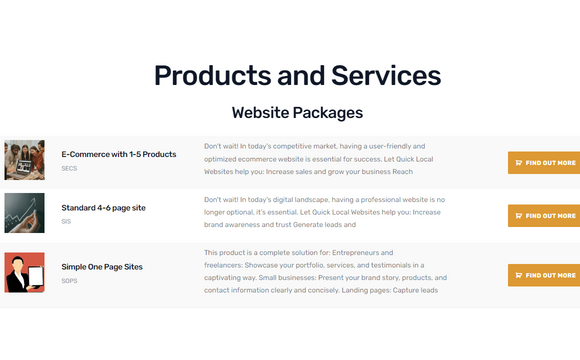 Website Development - Bespoke, In House Builds by Quicklocalwebsites ...