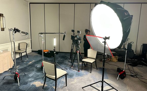 Cinematic Interview Setup for Business Storytelling by Abela Films LLC ...