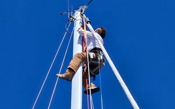 Mast head work by Ken’ Rigging Services in Seattle, WA - Alignable