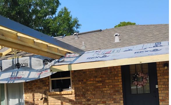 Patio cover and roof carnish extension by Chris' Home Repair in Eight ...