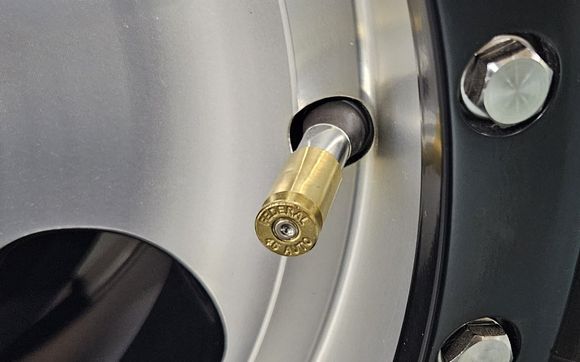 45 Caliber Brass Bullet Casing Valve Stem Caps by HittCraft Bullet ...