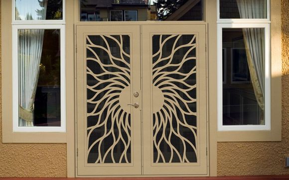 Titan decorative security screen doors by Screens & Things Inc. and The ...
